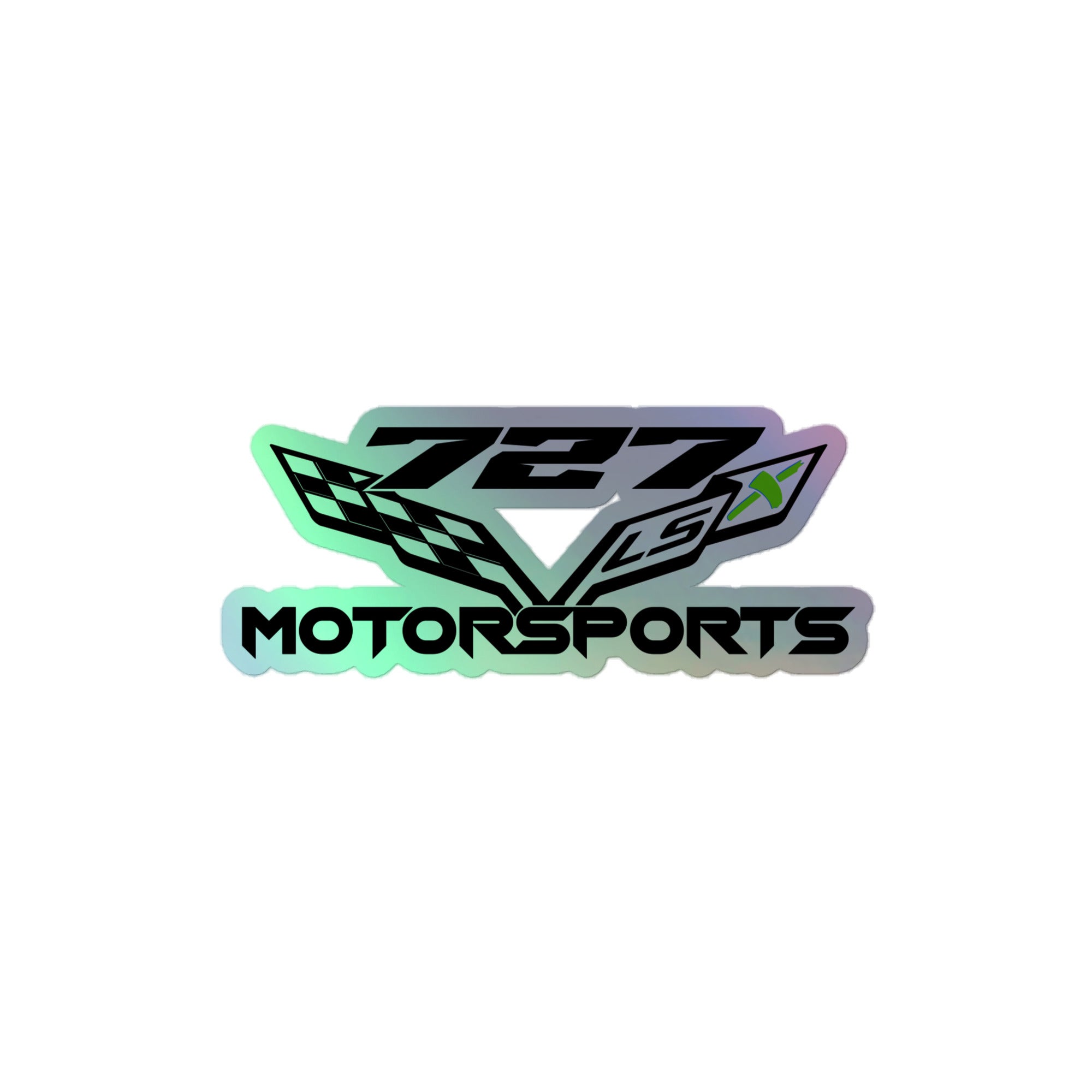 Holographic 727 stickers | 727 Motorsports